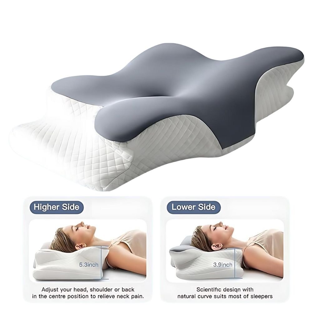 Advanced Anti Snore Pillow - Sleep Better & Reduce Snoring Effectively ...
